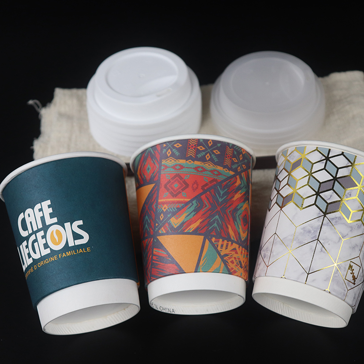 Biodegradable environmental protection paper coffee cup