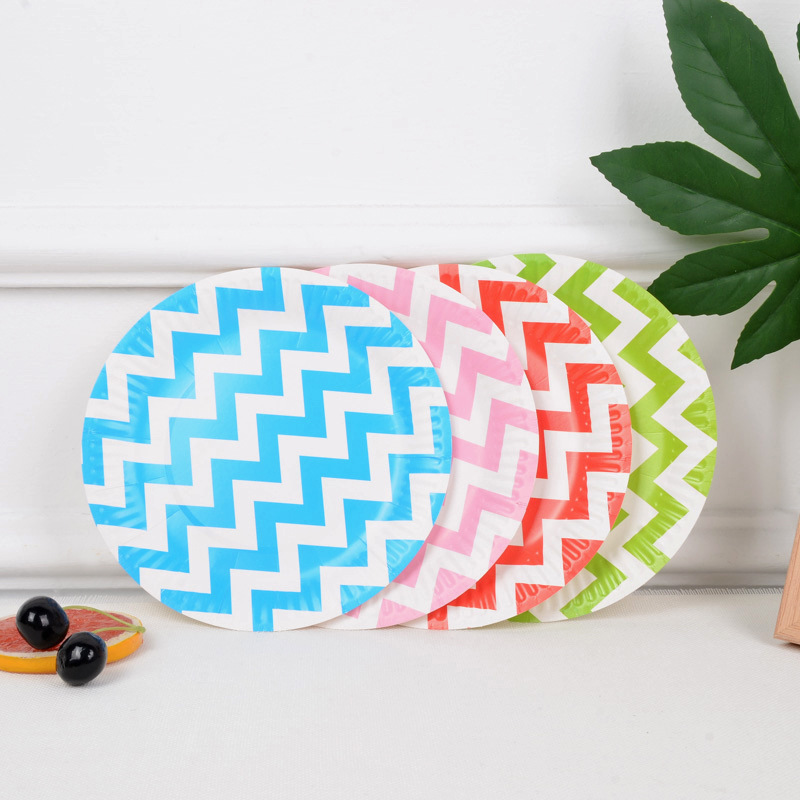 Cartoon custom paper disposable plates