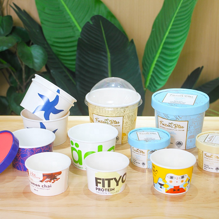 Food grade disposable ice cream paper cup